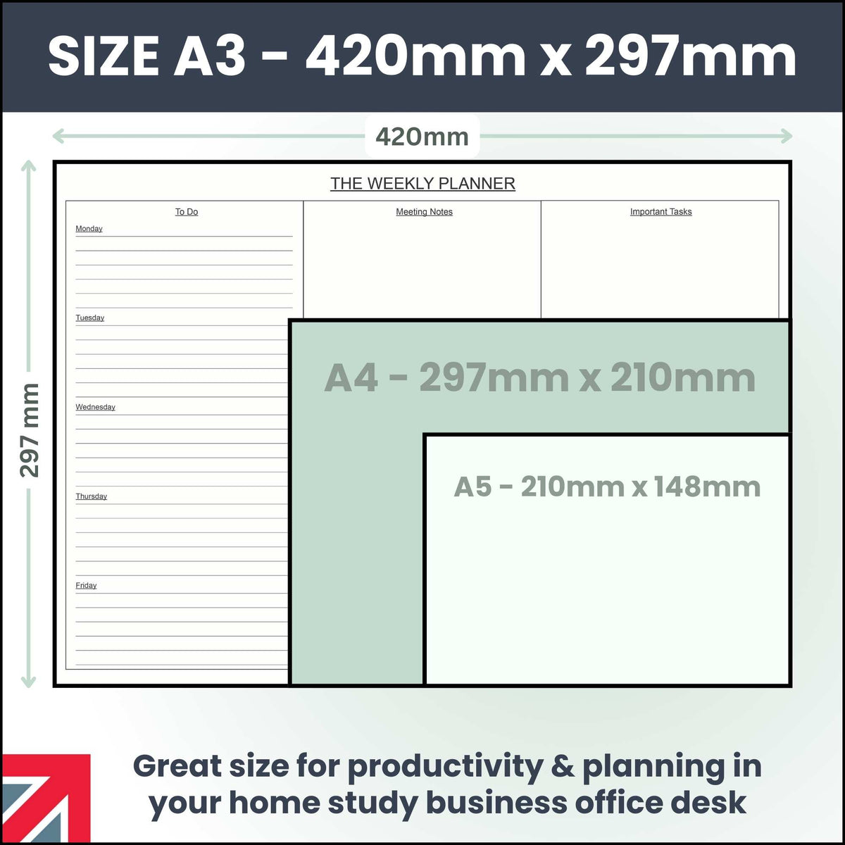 A3 Desk Pad – Alltrade - Online