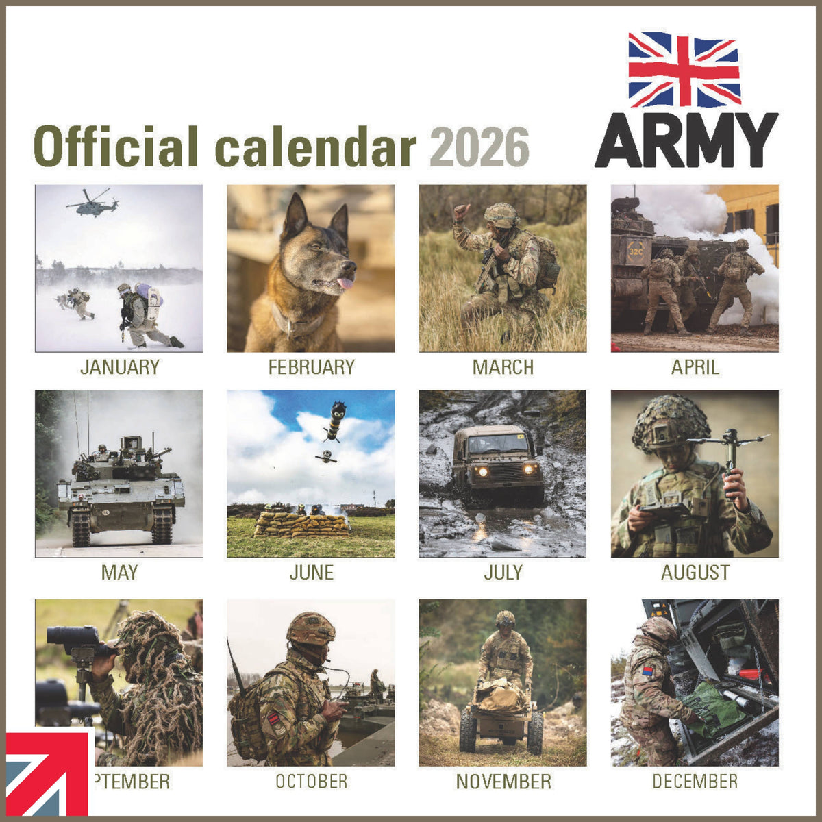 British Army Official Calendar 2026 – Alltrade - Online