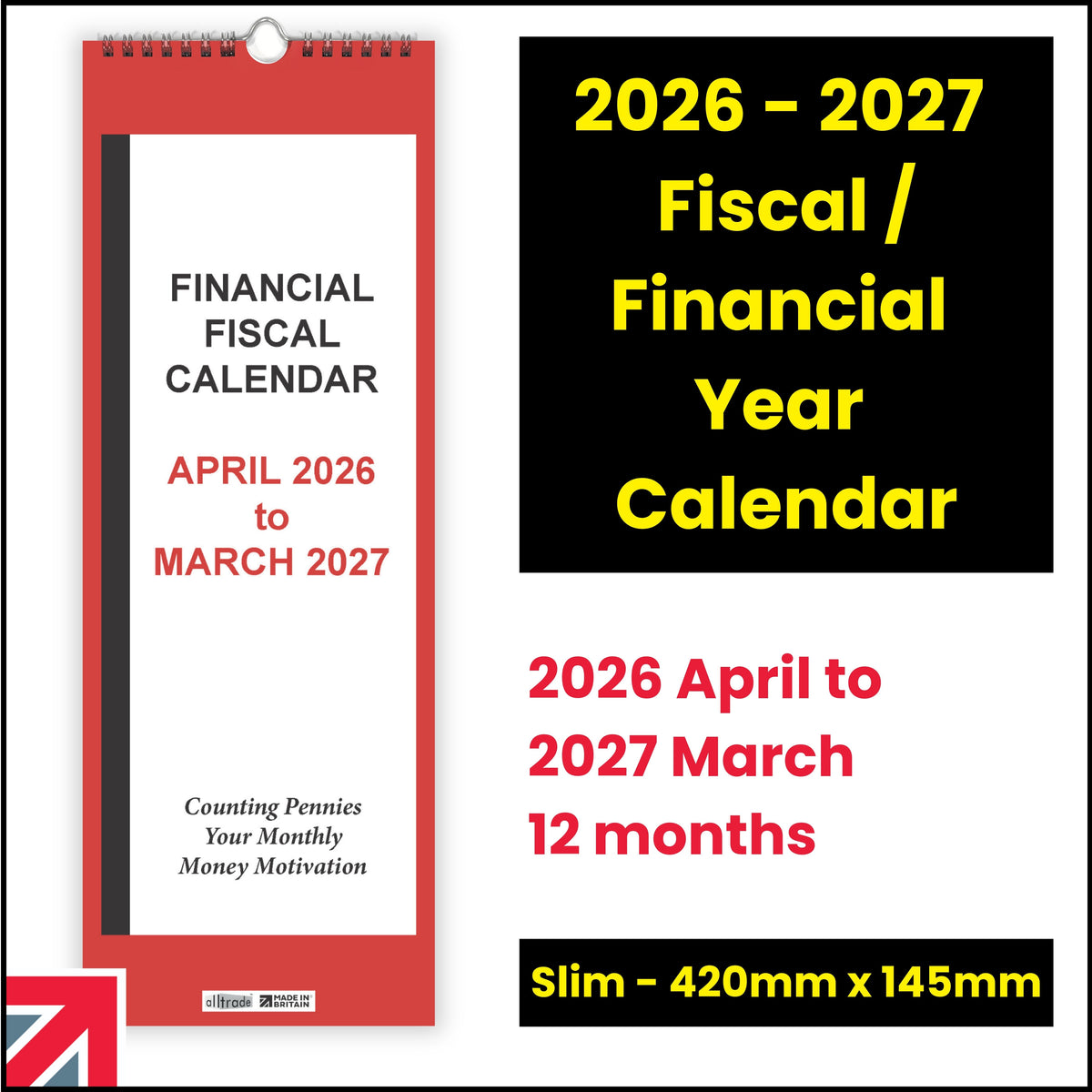 Fiscal Slim Calendar April 2026 - March 2027 – Alltrade - Online