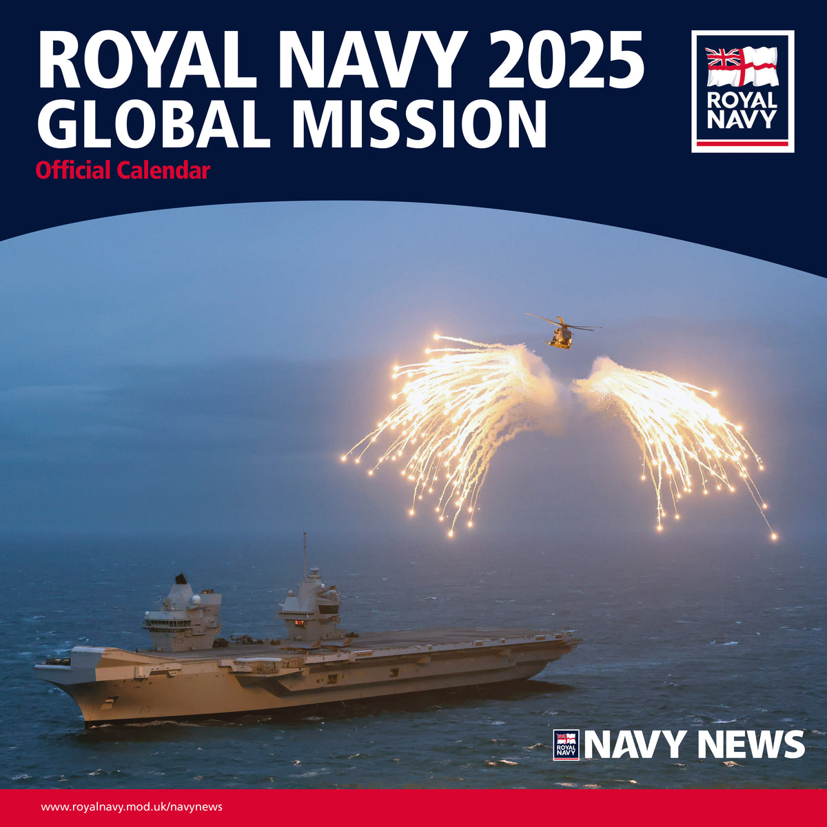 Royal Navy Official 2025 Calendar – Alltrade - Online